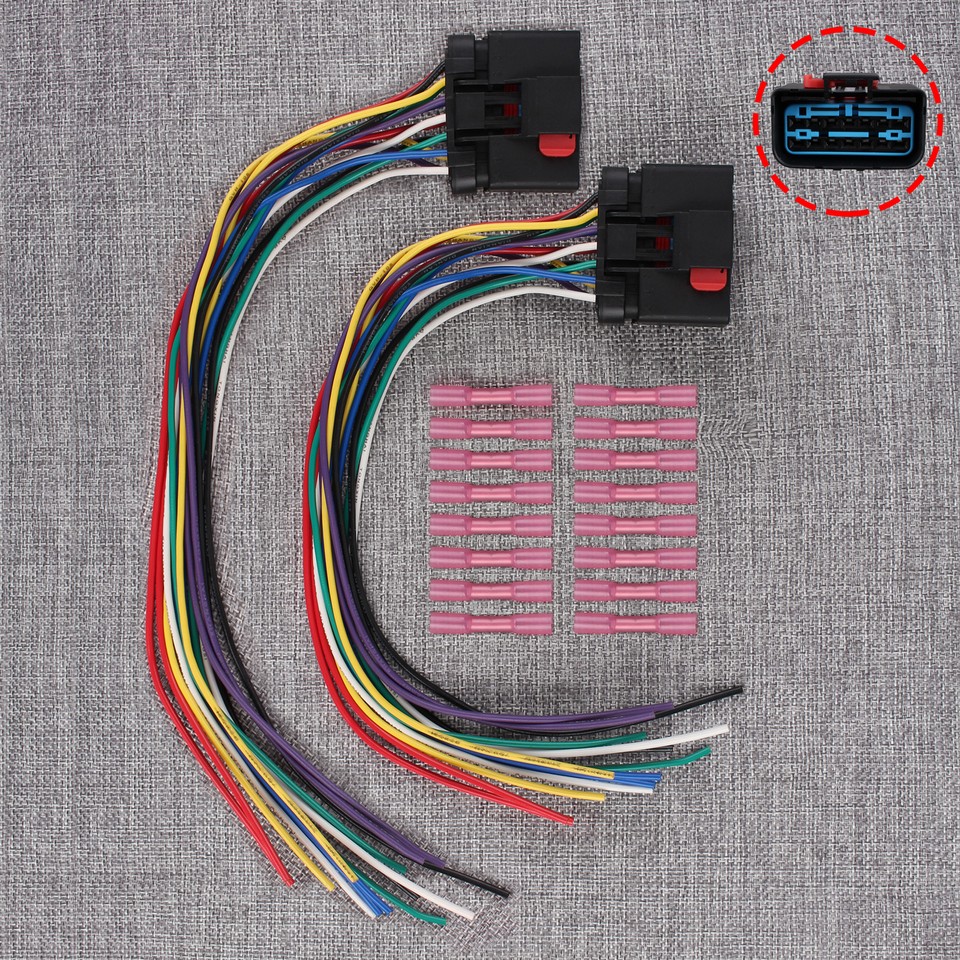 Fits Jeep Grand Cherokee 1997-2004 Door Wire Harness Connector Pigtail ...