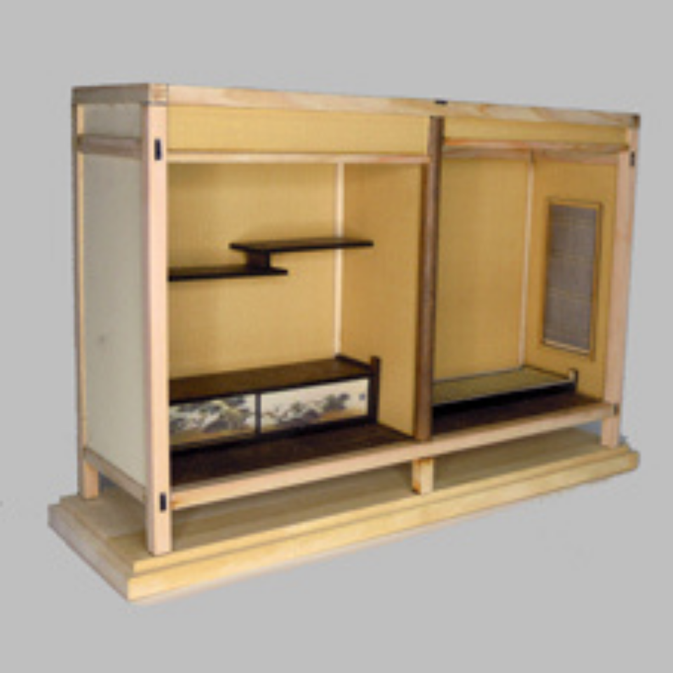 1:12 Japanese-style Room SET of 3 Doll House Handmade Miniature Figure ...
