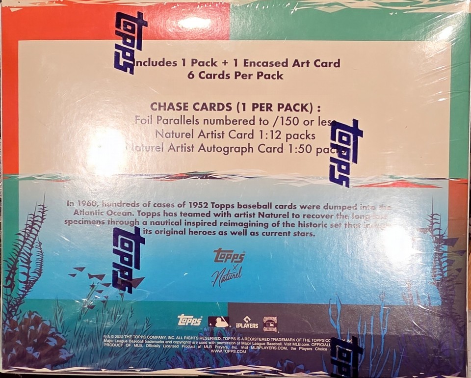 2022 Topps X 1952 By Naturel Baseball Box MLB Factory Sealed | eBay
