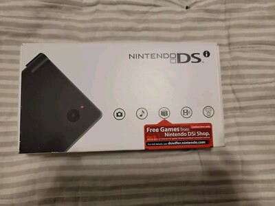 Nintendo Black DSI. Comes With FREE Game Download Sticker (EXPIRED ...