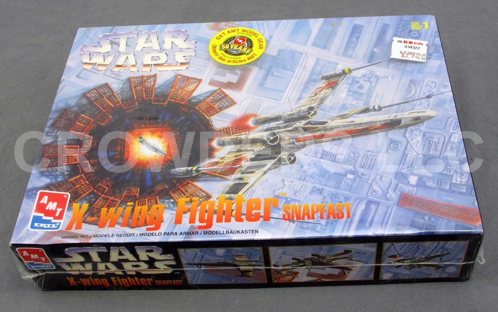 Star Wars X-Wing Fighter Snapfast Model Kit AMT/ERTL Factory Sealed New ...