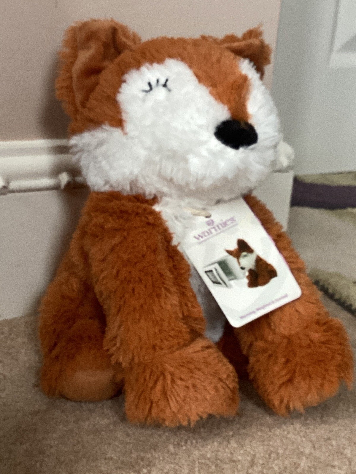 New Warmies Fox Microwavable Heatable Fox Soft Plush Toy Scented ...