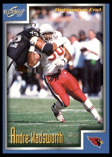 1999 Score #58 Andre Wadsworth Arizona Cardinals Football Card | eBay