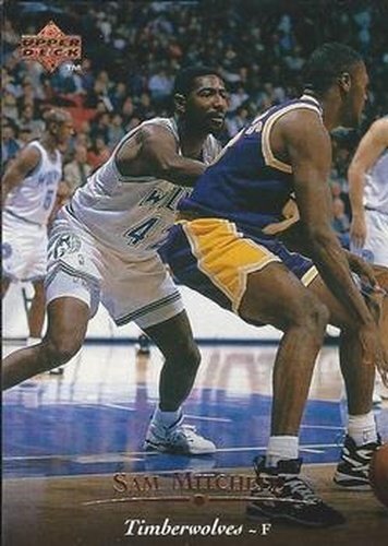 #246 Sam Mitchell - Minnesota Timberwolves - 1995-96 Upper Deck Basketball | eBay