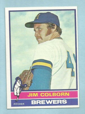1976 Topps Baseball Jim Colborn #521 Milwaukee Brewers NM/MT ** SET ...