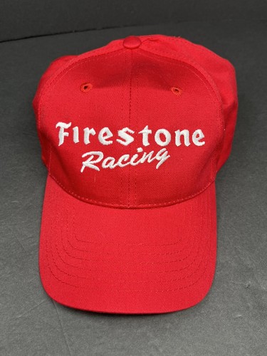 Firestone Racing Red Snap Back Cap Hat Baseball Nascar Bridgestone | eBay
