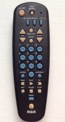 RCA RCU300T REMOTE CONTROL, UNIVERSAL TV CABLE DVD VCR, GENUINE ...