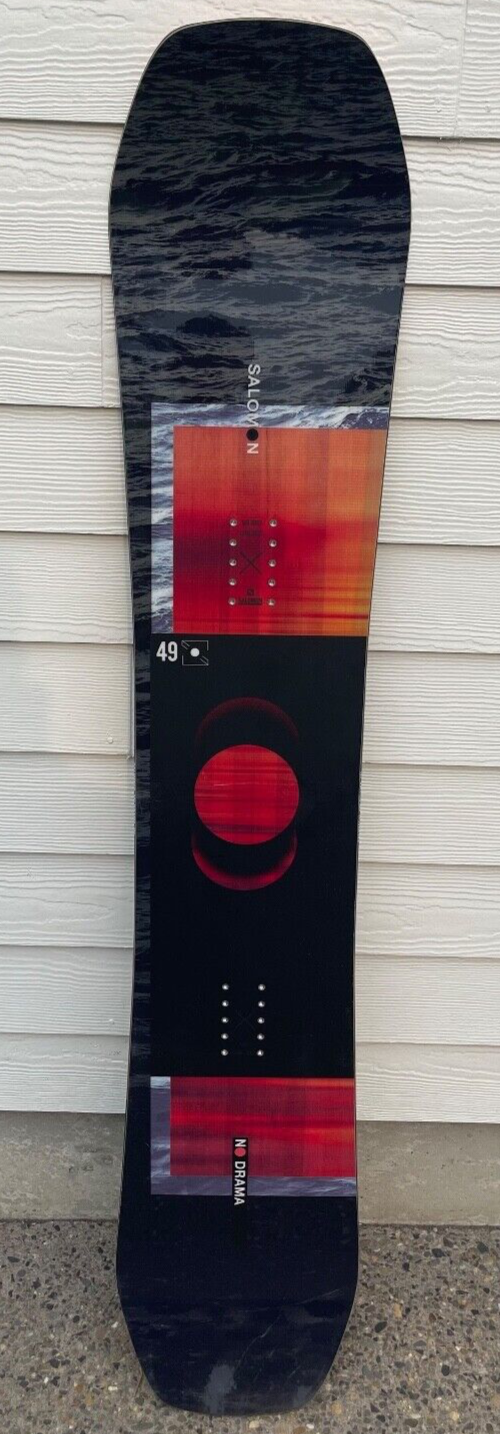 2021 NWOT SALOMON No Drama Women's Snowboard 149 149cm quad camber true ...