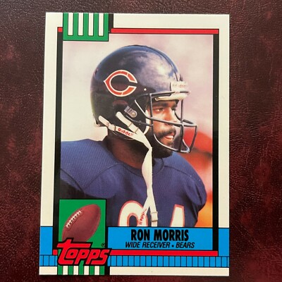1990 Topps TIFFANY Set RON MORRIS #373 CHICAGO BEARS ** MINT ** HIGH ...