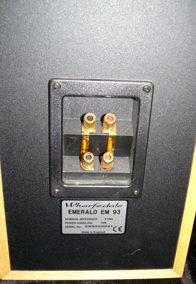 VINTAGE PAIR STEREO SPEAKERS WARFEDALE EMERALD EM 93 | eBay