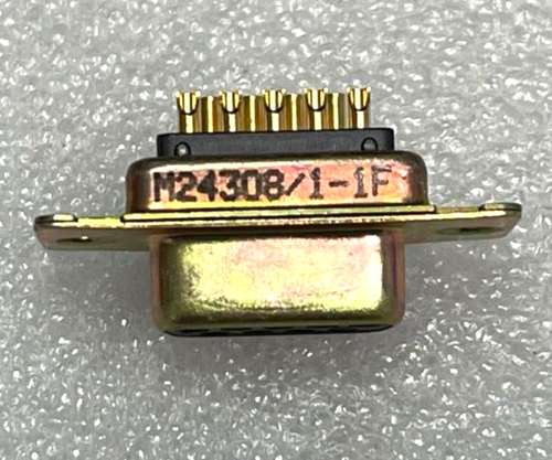 M24308/1-1F, ITT, CONN D-SUB RCPT 9POS PNL MNT | eBay