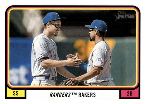 2022 Topps Heritage CC-10 Rangers Rakers Texas Rangers | eBay