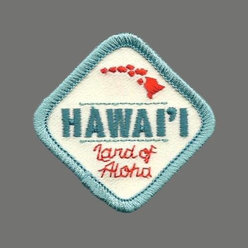 Hawaii Patch – Land of Aloha HI Souvenir Aloha Hawai'i Travel Patch ...