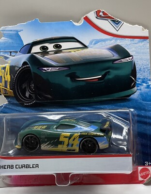 disney pixar cars piston cup racers “HERB CURBLER” Package Damaged | eBay
