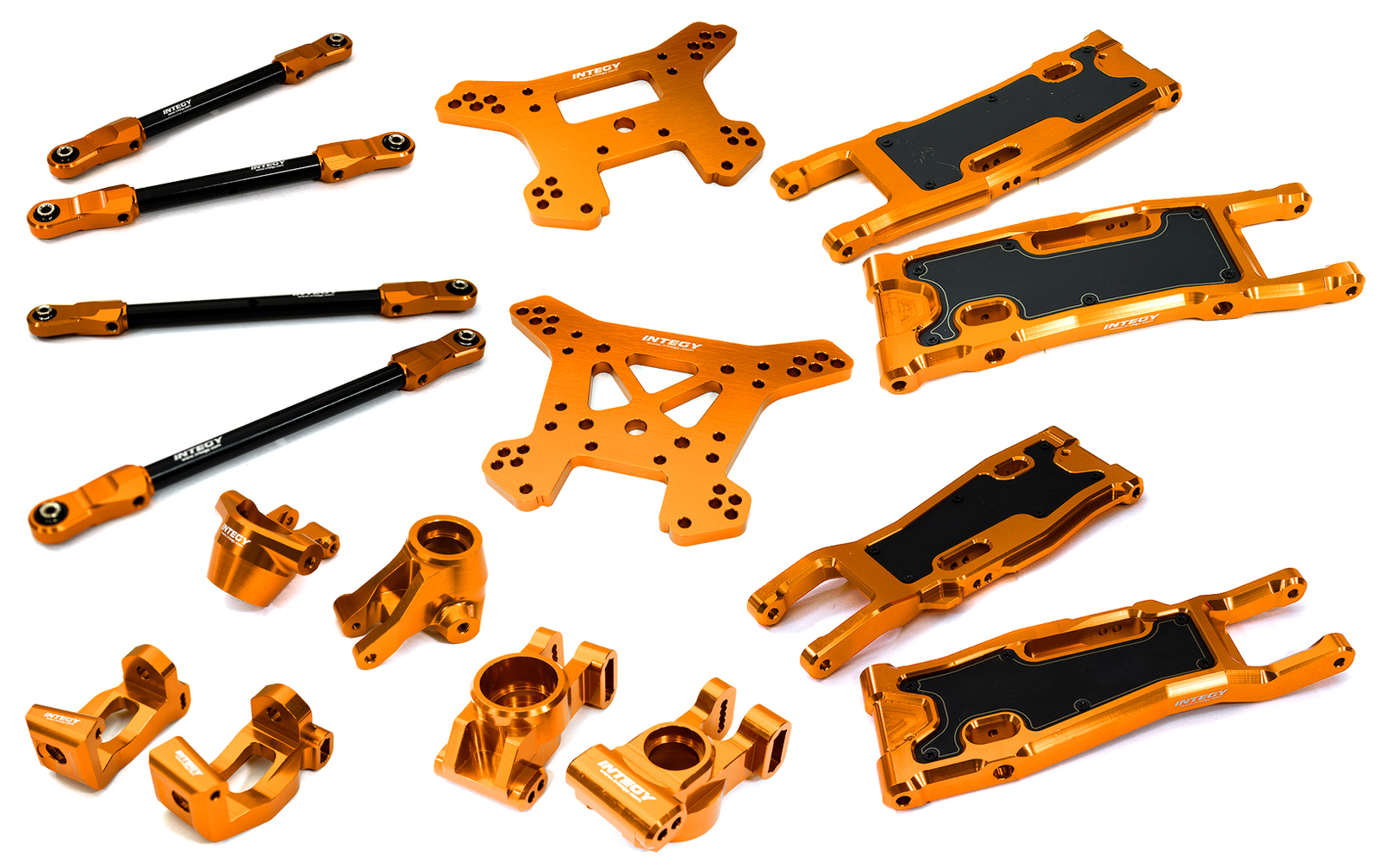 Complete Orange Suspension Upgrade Kit for Traxxas Sledge 4WD 1/8 Scale ...