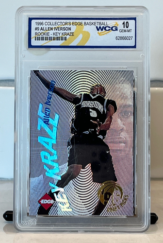 1996 Collector's Edge Rookie Rage - Key Kraze Allen Iverson #9 Factory ...