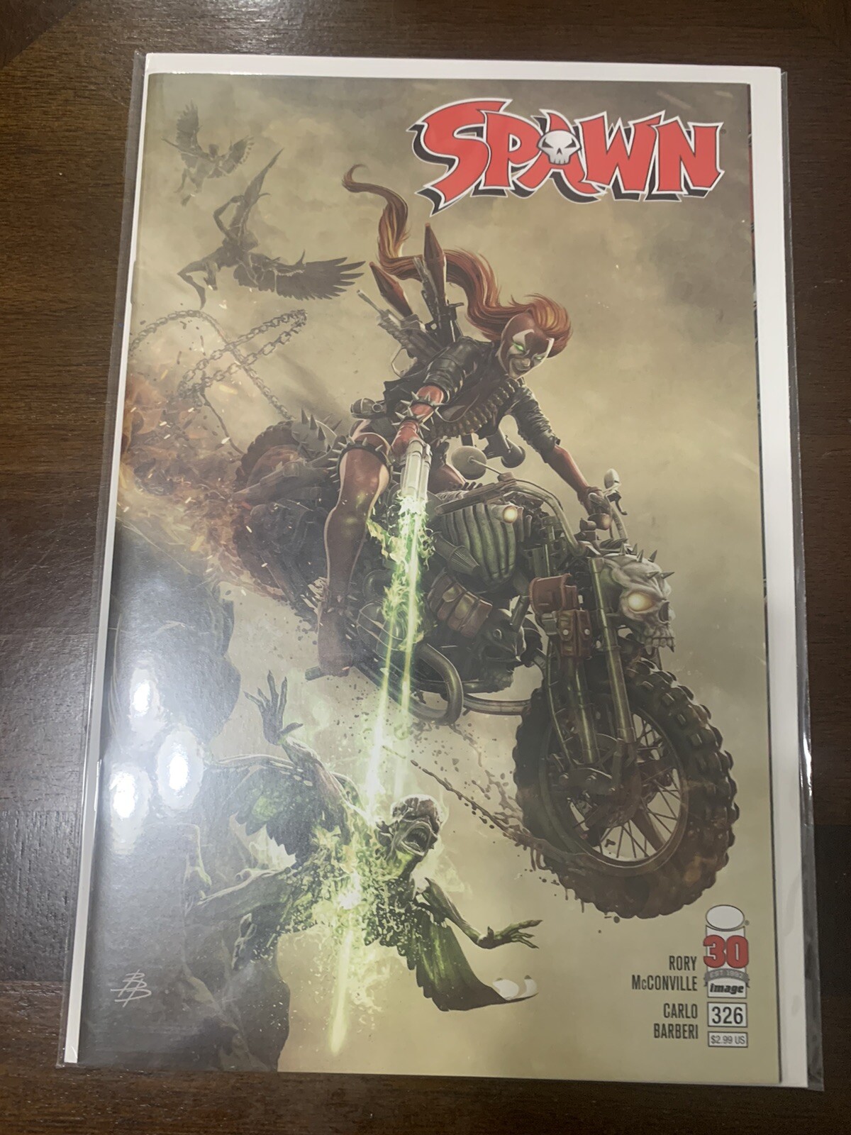 Spawn #326 2022 Unread 1st Print Bjorn Barends Main Cover A Image Comic ...