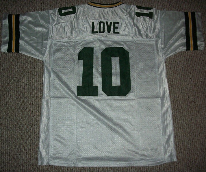 Unsigned JORDAN LOVE Jersey Custom Sewn New Football Green Bay S-3XL ...