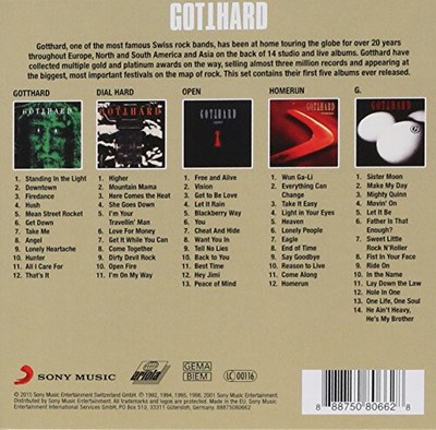 Original Album Classics by GOTTHARD 888750806628 | eBay