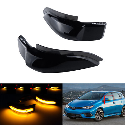 Dynamic Wing Mirror Signal LED Indicator Light For Toyota Prius C Camry ...