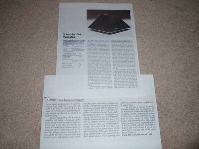 Yamaha Pyramid Amplifier Review, X ,B-6, 2 pages,1981 | eBay