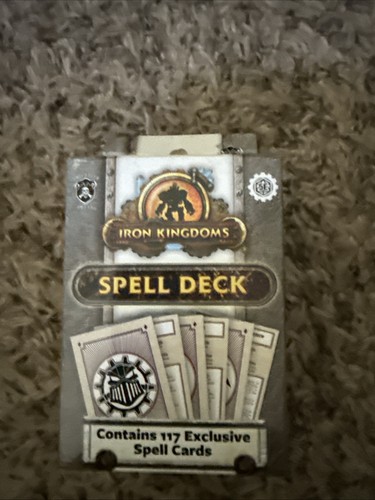 Privateer Press Iron Kingdoms Spell Reference Card Deck EX/NM | eBay