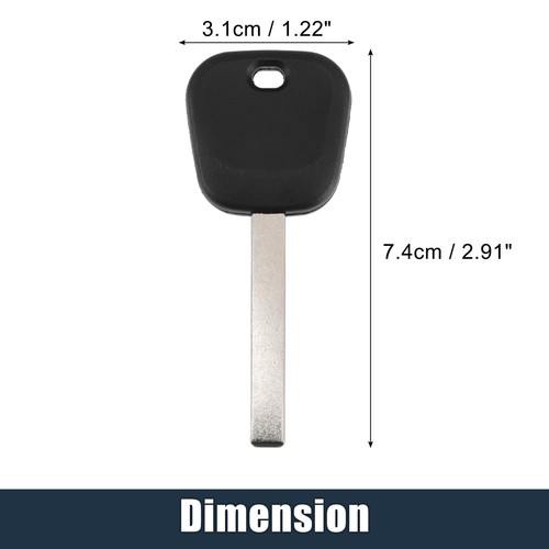 Auto Replacement Uncut Transponder Chip Key Chipped Ignition Key Fob ...