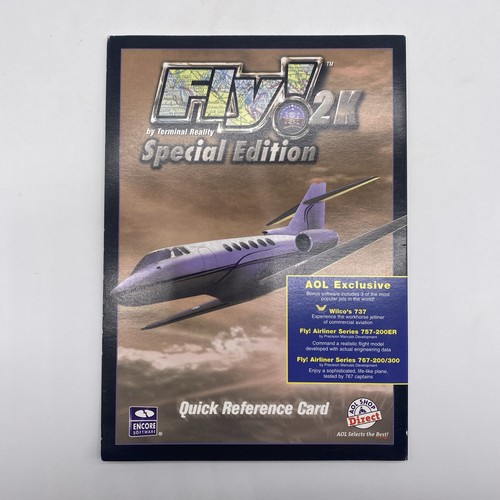 Vintage Fly 2K Special Edition Flight Simulator CD-Rom PC Windows 95/98 Complete | eBay