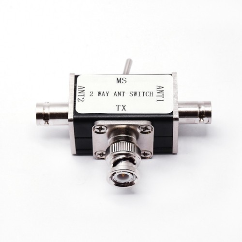 Coaxial Antenna Switch Manual 2 Way 1 Input 2 Outputs for Radio ...
