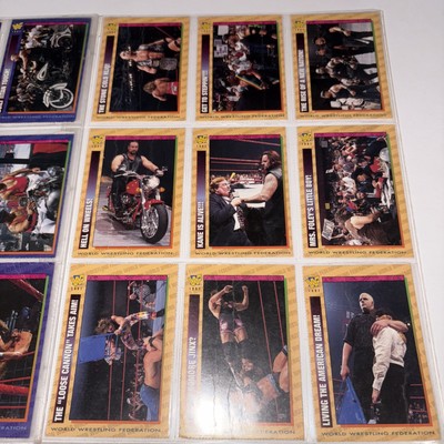 Bundle card lot (141) 1995 1996 1997 1998 WWF Magazine Cards | eBay