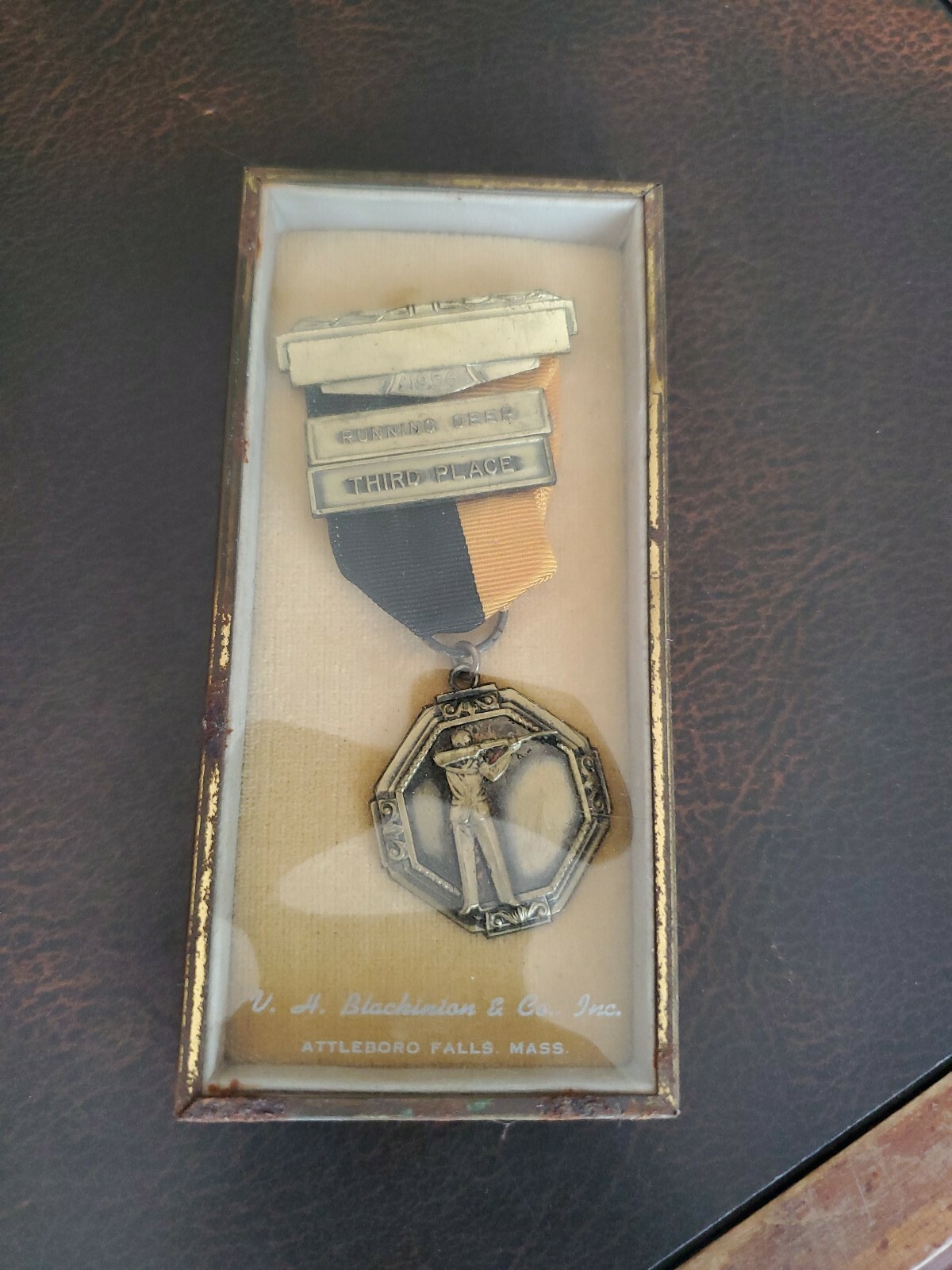 Rare 1956 NRA Pistol League Award Blackington Medals New Old Stock ...