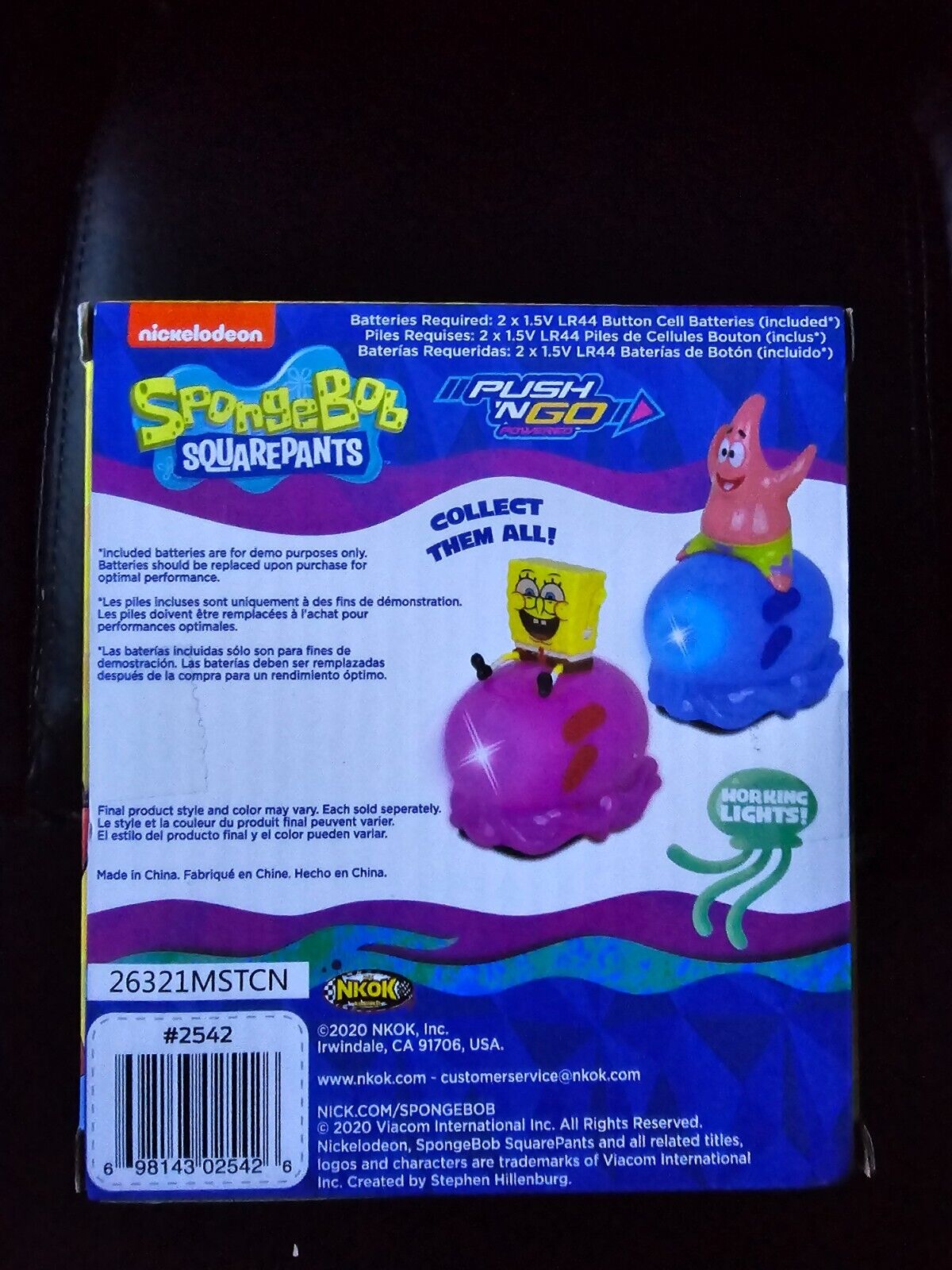 Nickelodeon Spongebob Patrick Push N Go Jellyfish Racers 2021 for sale ...