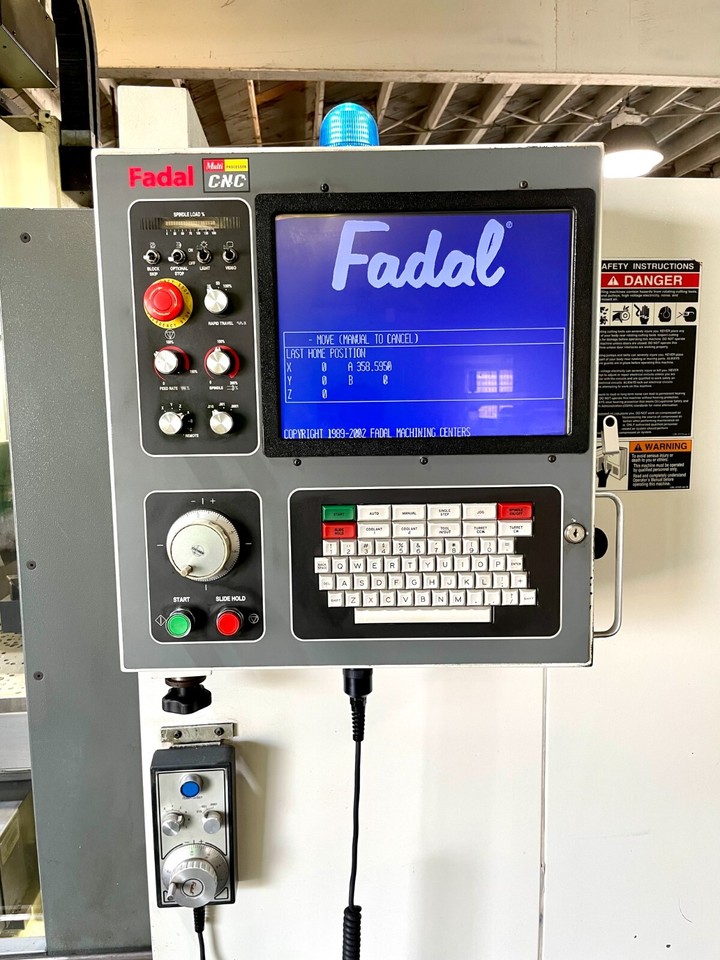 2006 Fadal VMC 6030 CNC Machining Center With 4th Axis Side Mounted ...