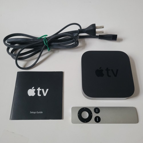 Apple TV 3rd Generation HD Media Streamer Box w/power cord manual ...