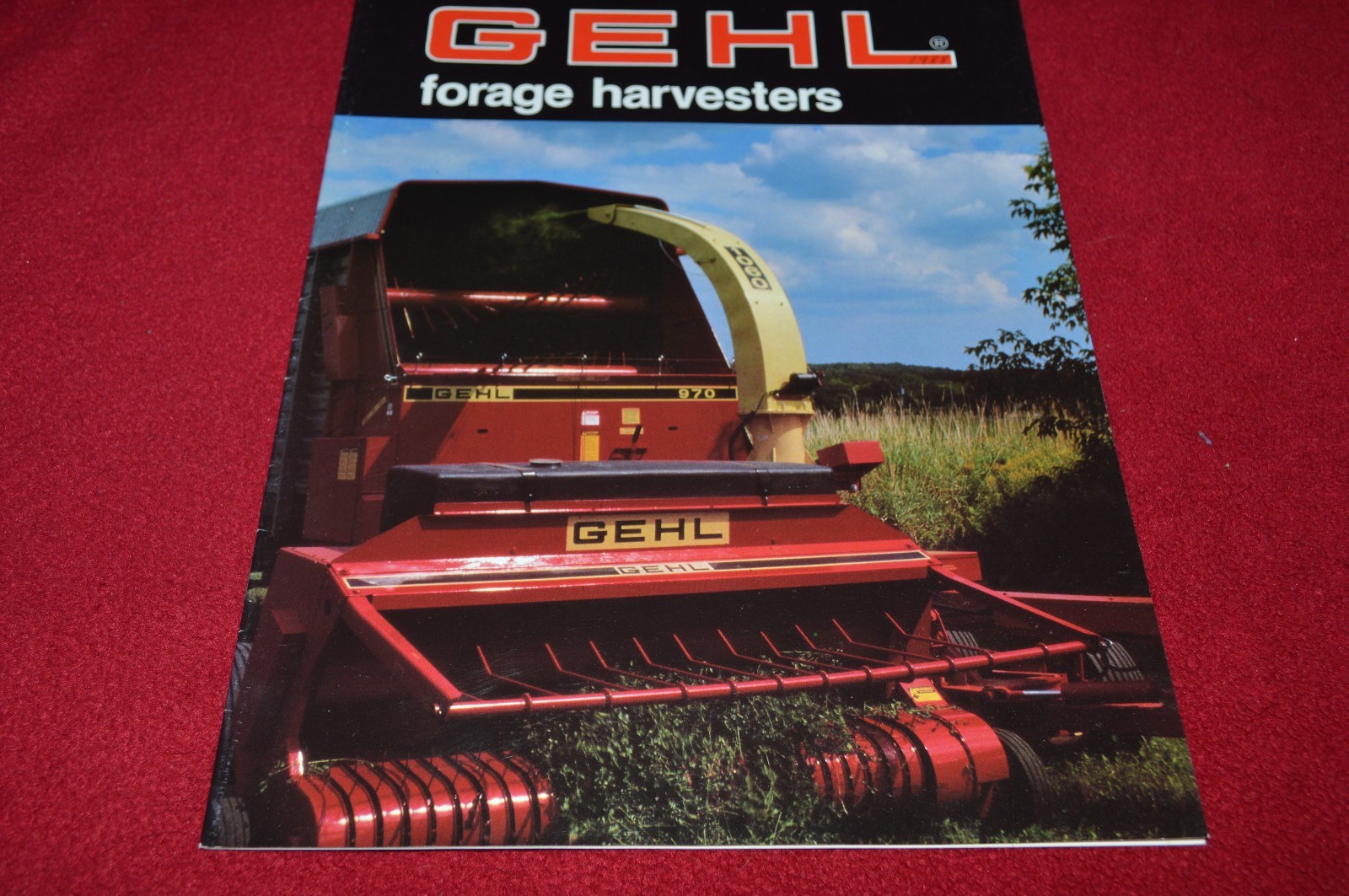 Gehl 760 1060 1260 Forage Harvester Dealer Brochure YABE13 | eBay