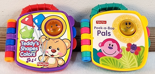 Fisher Price Teddy’s Shapes & Colors and Peek-A-Boo Pals Infant Toy ...