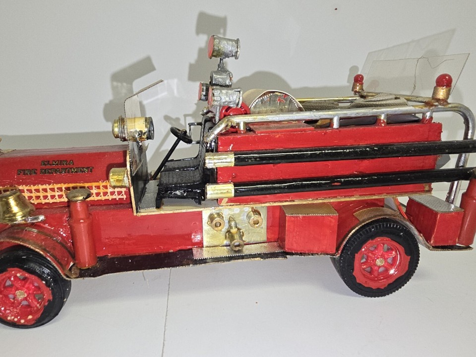 FIRE TRUCK VINTAGE STYLE HANDMADE | eBay