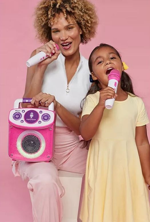 Mini Sparkle Pink Karaoke Machine: Your Key to Musical Fun! | eBay