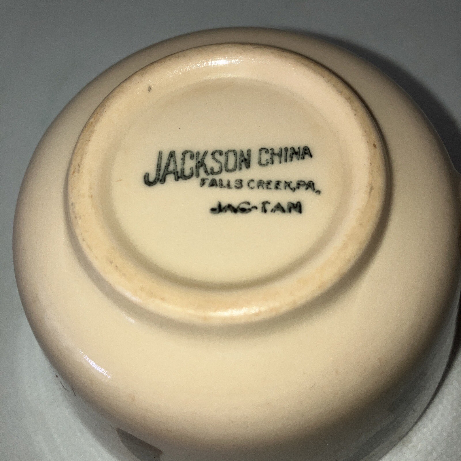 Vintage Airbrushed Western Guns Restaurant Ware Cup Jackson China | eBay