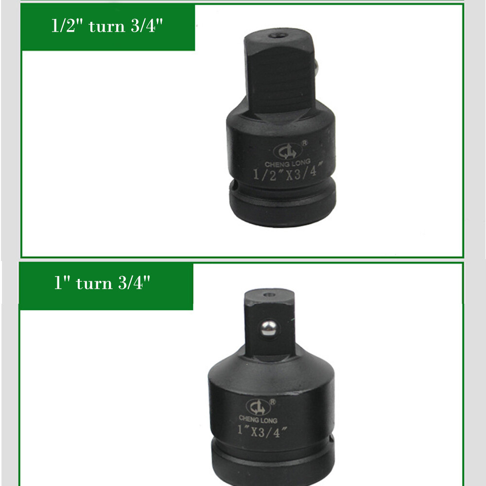 BlueSpot 8pc Impact Socket Converter Reducer Adapter Set 1/2" 1/4" 3/8 ...