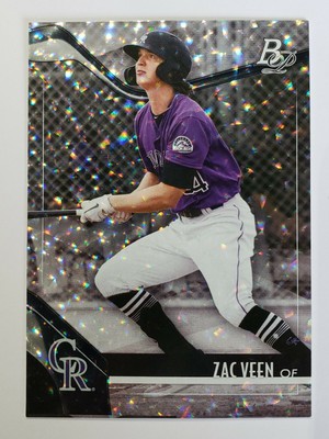 2021 ZAC VEEN BOWMAN PLATINUM TOPPS TOP-36 REFRACTOR MLB BASEBALL CARD ...