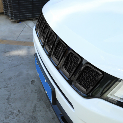 Jeep Compass Grill Cover Matte Black Grille Cover Insert Kit For Jeep ...