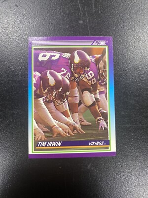 1990 Score Tim Irwin #493 Football Card | eBay