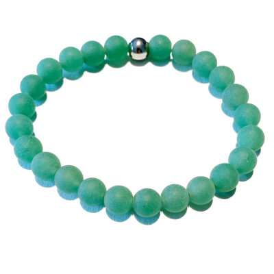 Aventurin grün matt Edelstein Stretch Armband Größenwahl | eBay.de