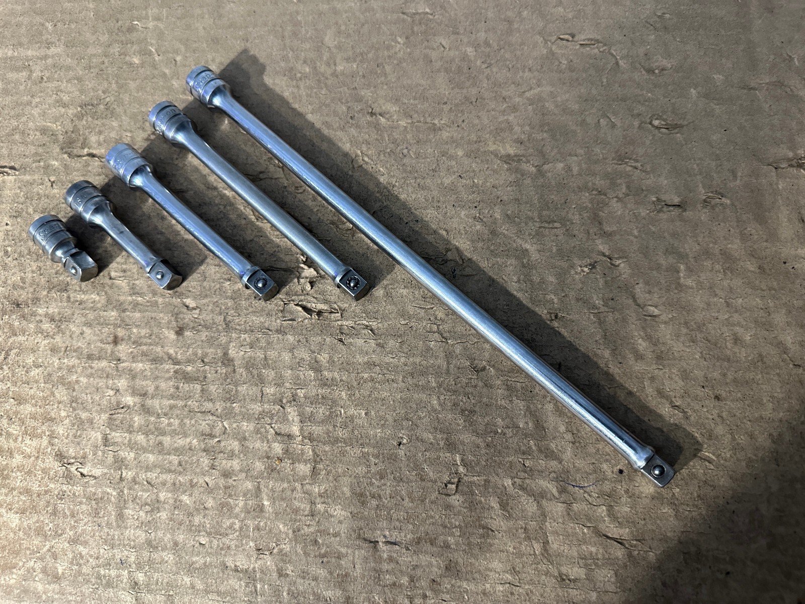 SNAP-ON TOOLS 3/8" DRIVE 5 PIECE EXTENSION SET FX1, FX2, FX4, FX6, FX11 ...