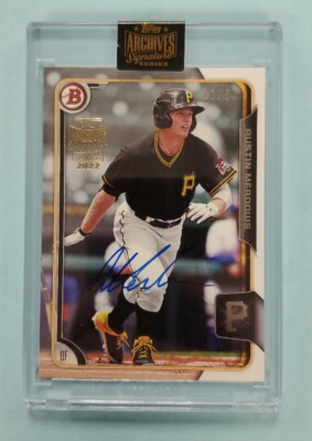 2022 Topps Archives Signatures Austin Meadows Auto 2015 Bowman Card /50 ...