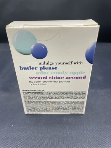 Essie Second Shine Around Mint Candy Apple Butler Please Nail Polish 3 ...