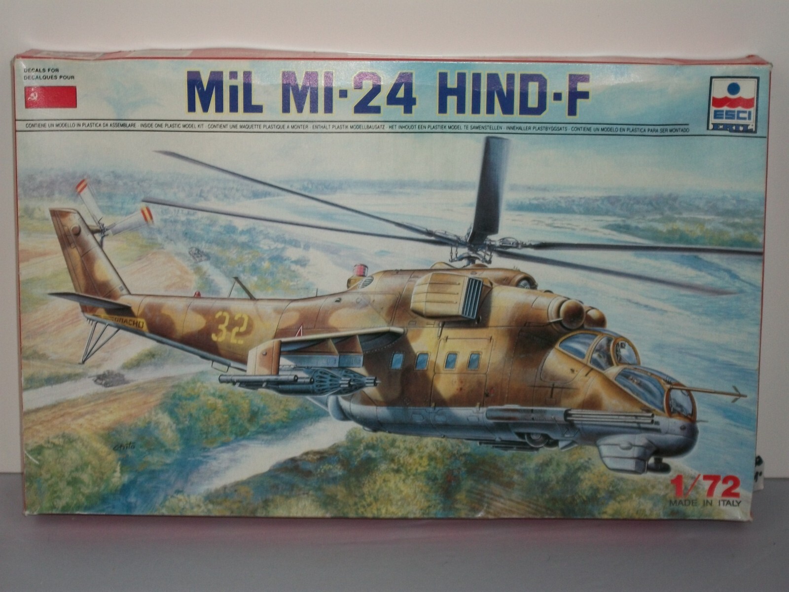ESCI 1/72 Scale MiL MI-24 Hind-F Helicopter | eBay