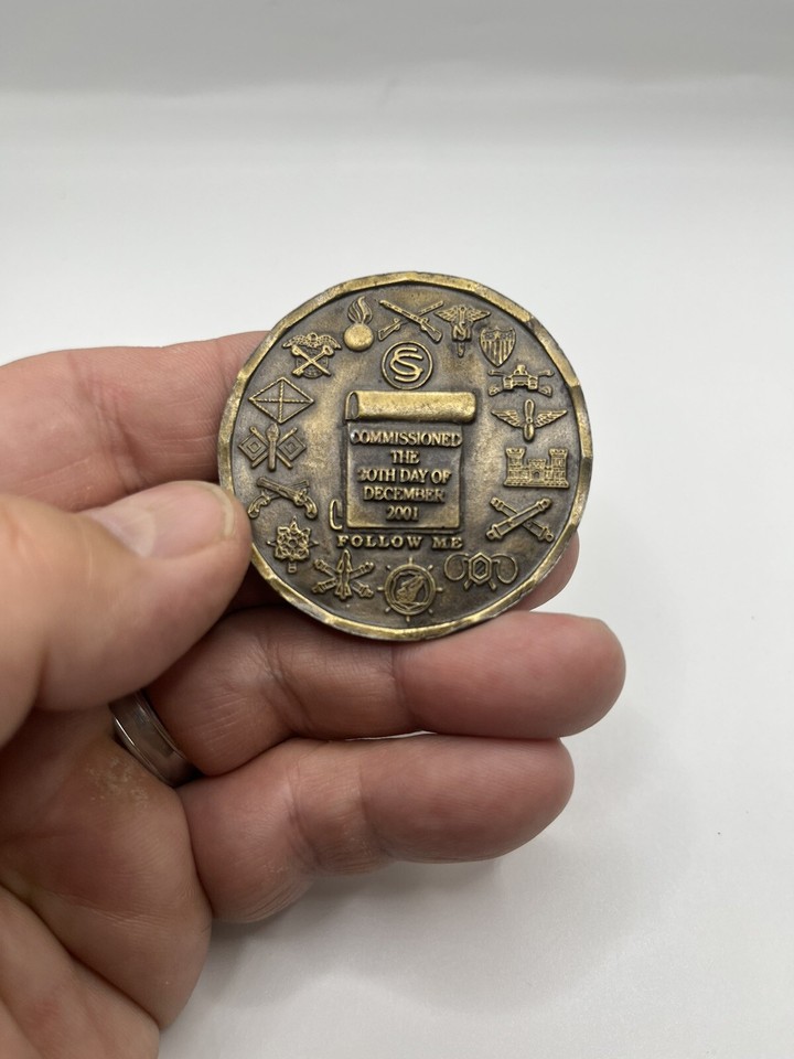 Officer Candidate School OCS 8-01 Fort Benning GA 20 December 2001 Coin ...