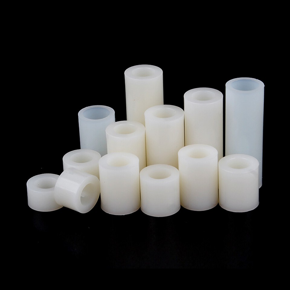 White Nylon Unthreaded Spacers Plastic Standoff Washer M5 M6 M7 M9 M14 ...